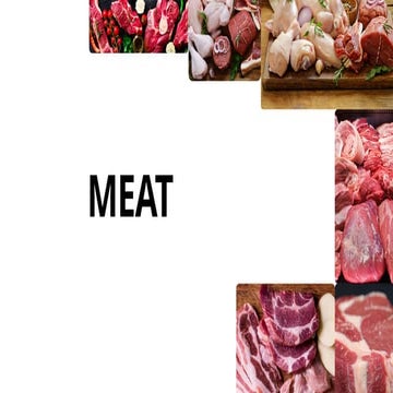 Basics of Meat production in Kitchen Essentials | PPTX