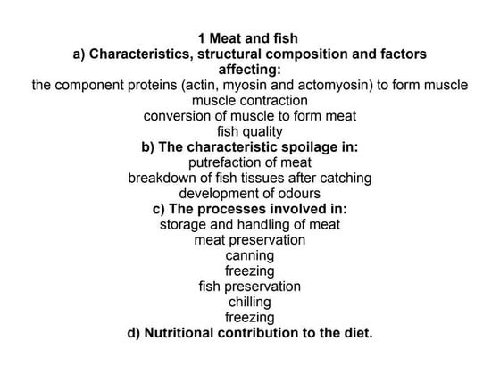 Meat composition and nutrition | PPTX
