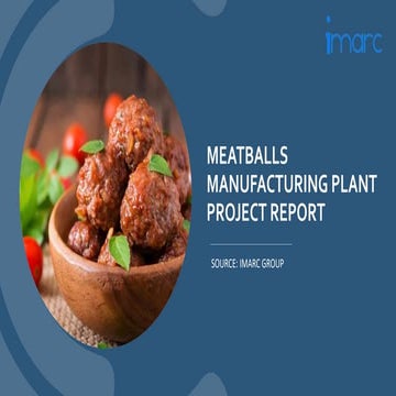 Detailed Project Report on Setting up a Meatballs Manufacturing Plant ...
