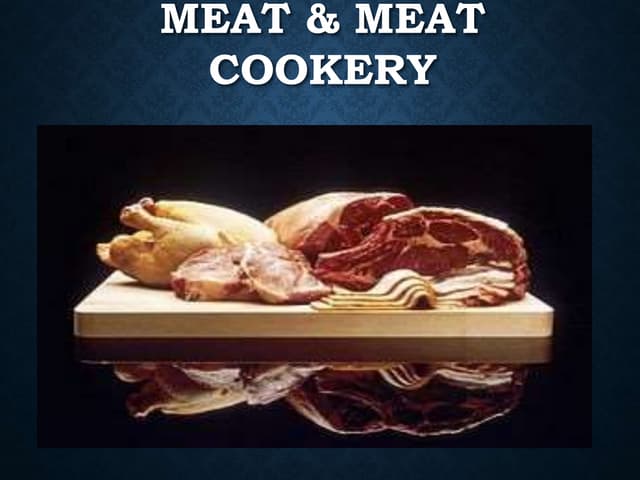 Meat : Structure, Composition and Characteristics. | PPTX