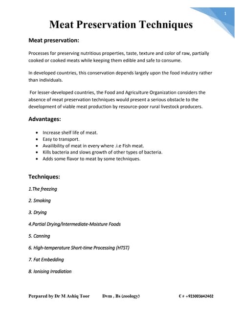 7 storing meat | PPTX | Barbecues and Grilling | Food & Drink