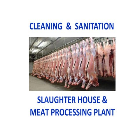 Meat Processing Facility Cleaning & Disinfection | PPSX