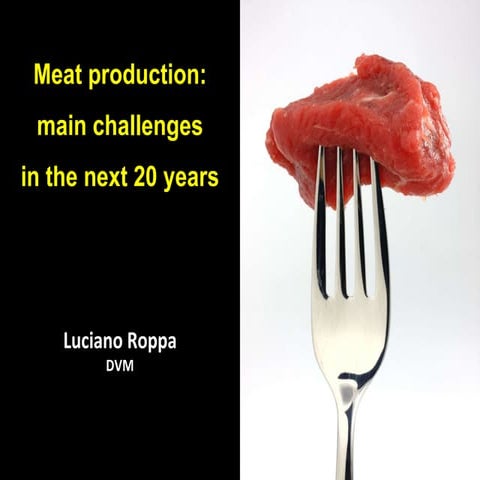 Meat production, meat, meat production challenges, consumption, trends ...
