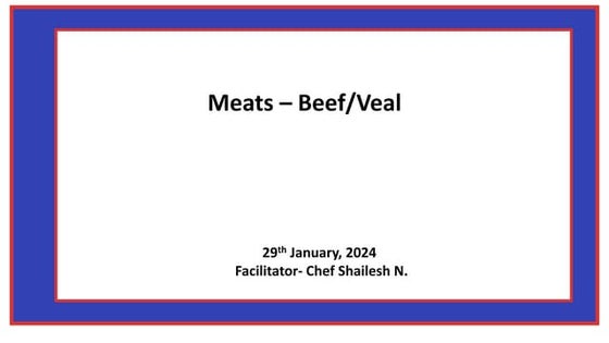 Introduction to Meat Cookery | PPTX | Barbecues and Grilling | Food & Drink