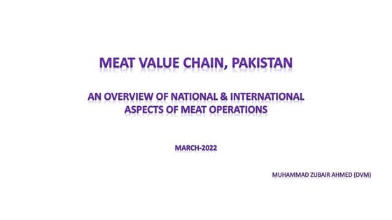 401 - Lecture No. 03 - Meat Production Systems.pptx | Agriculture ...