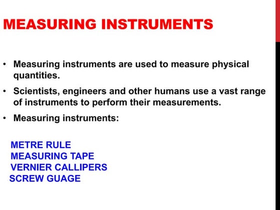 Mass Measurement Weight | PPT