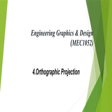 Comprehensive Guide to Orthographic Projection in Engineering Graphics ...