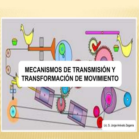 Mecanismos de Transmisión y Transformación de Movimiento | PPTX | Physics | Science