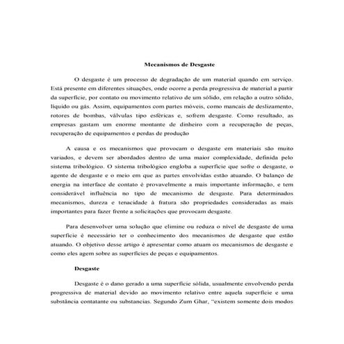 Mecanismos desgaste-erosao-abrasao-corrosao (1) | PDF