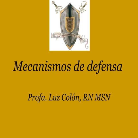 Mecanismos de defensa | PPT