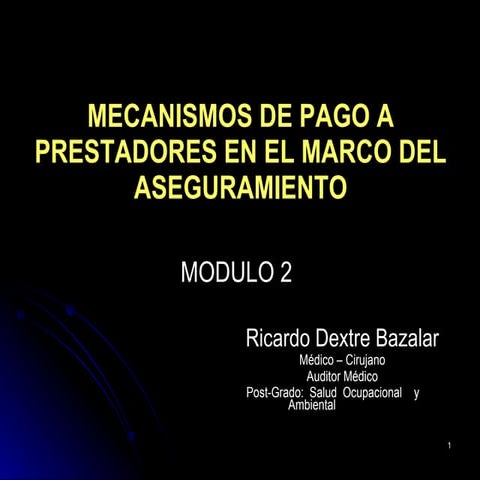 Mecanismos de pago_a_prestadores | PPT