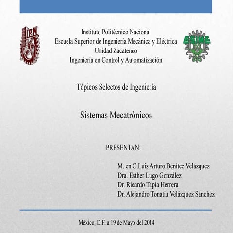 Mecatron-ica presentations