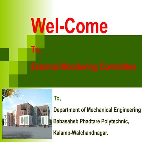 Mech. Dept. By Kokare ir.ppt mech department ppt | PPT