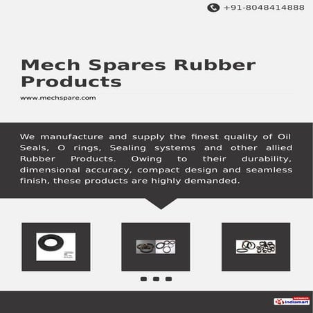 Mech spares-rubber-products | PDF