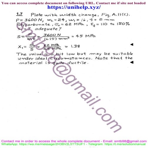 Solved Problems for Mechanical Behavior of Materials, 3rd Edition ...