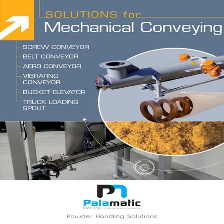 Mechanical conveying solutions Palamatic Process | PDF