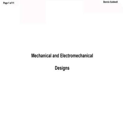 Mechanical design | PPT