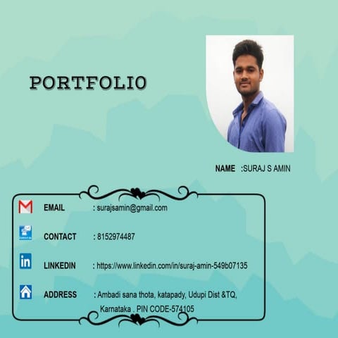 Mechanical design engineer suraj s amin portfolio | PDF | Science