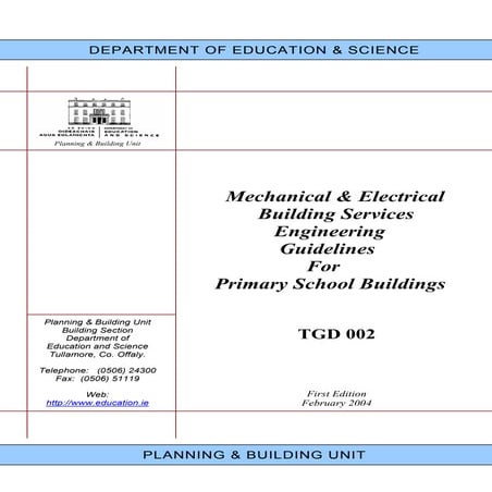 Mechanical & electrical building services engineering guidelines | PDF ...