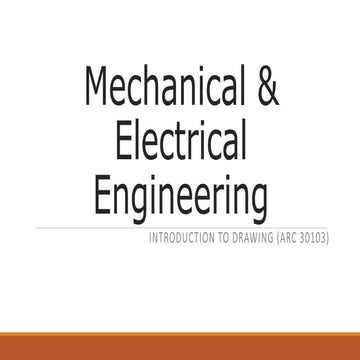 Mechanical & electrical engineering | PPTX