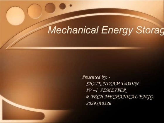 Presentation on storage energy storage system .ppt