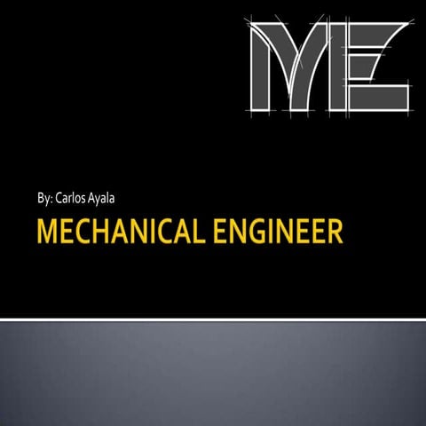 Mechanical engineer | PPTX