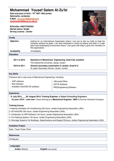 Mechanical Engineer | PDF