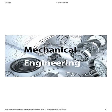 Mechanical engineering | PDF