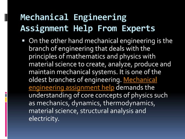 Engineering and its types by Sample Assignment Experts | PPTX