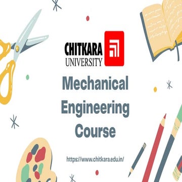 Mechanical Engineering Course | PPTX