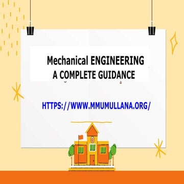 Mechanical engineering courses – a complete guidance-MM(DU) Mullana ...