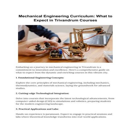 MEP course in Kochi and Trivandrum | PDF