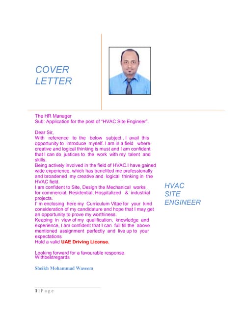 HVAC DRAFTSMAN CV | PDF | Careers