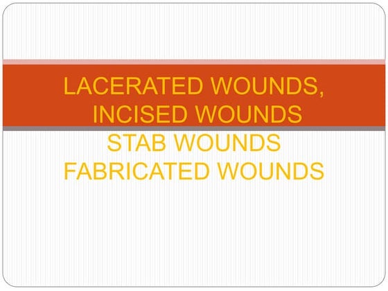 Antemortem and Postmortem Wounds.pptx