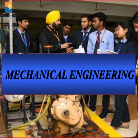 B.Tech. Mechanical Engineering | PPT