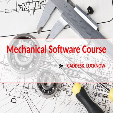 Mechanical Software Presentation in College | PPTX