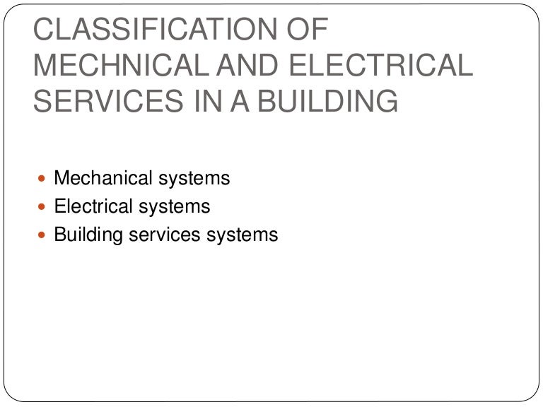 Mechanical systems of building (1)