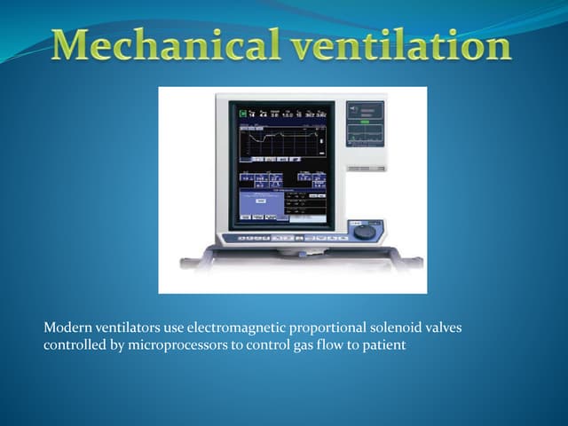 Modes of invasive mechanical ventilation | PPTX
