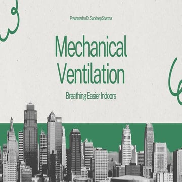 Mechanical Ventilation in Buildings and Case Studies | PDF