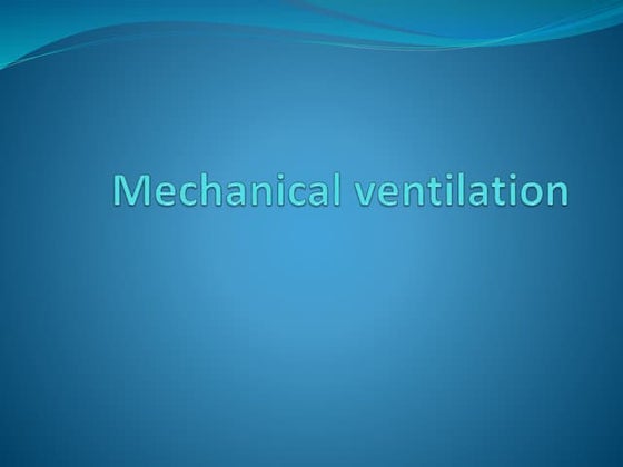 ICU_One_Pager_ventilator | PPT