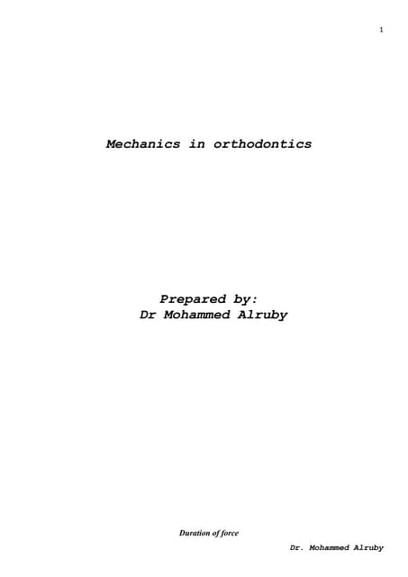 Mechanics of tooth movement, tooth movement in oral cavity | PPT