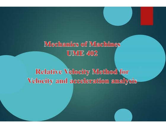 Theory of machines solution of exercise | PDF