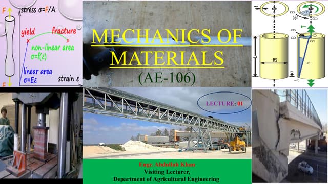 Mechanical properties of materials | PPTX
