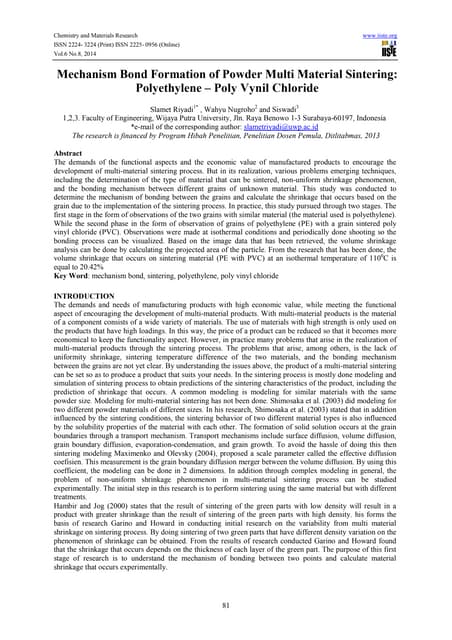 Sintering | PPTX | Geology | Science