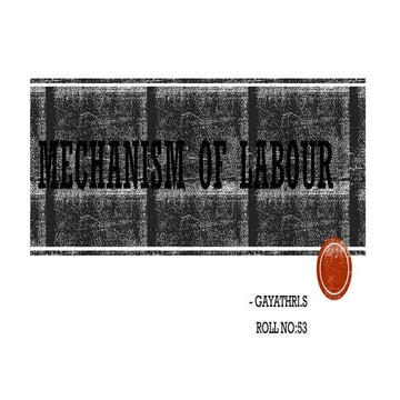 Breech mech of labour | PPTX