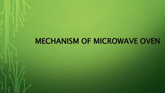 How a Microwave Works | PPTX | Science