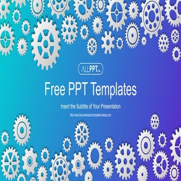 Mechanism System Gear PowerPoint Templates.pptx