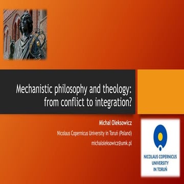 Mechanistic philosophy and theology | PPTX