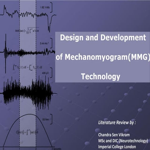 Mechanomyogram chandra sen vikram | PDF