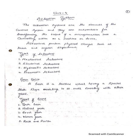 Mechatronics_Unit 4_K C KARTHIK | PDF